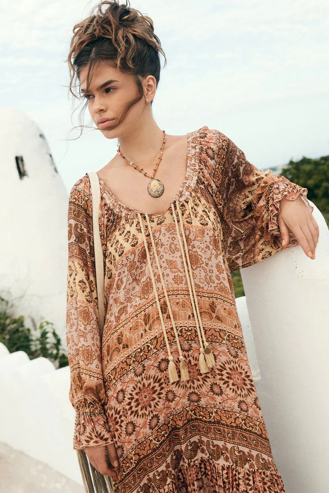 Spell Robe Maxi Dress Lovers Beach Vêtements Femme Fashion Boho Tribu ...